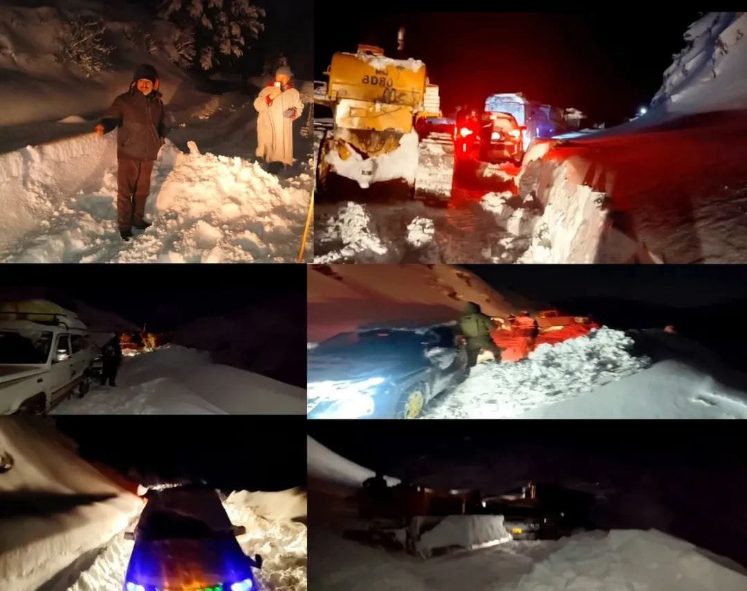 *Overnight Rescue Operation Launched at Sadna Top Amid Heavy Snowfall ...