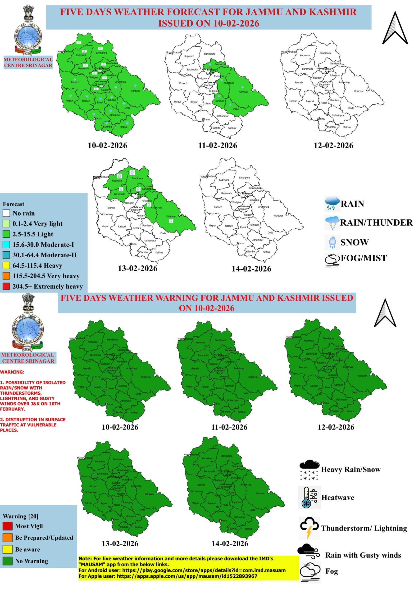 𝙒𝙚𝙖𝙩𝙝𝙚𝙧 𝙐𝙥𝙙𝙖𝙩𝙚 𝙅&𝙆 - Srinagar News
