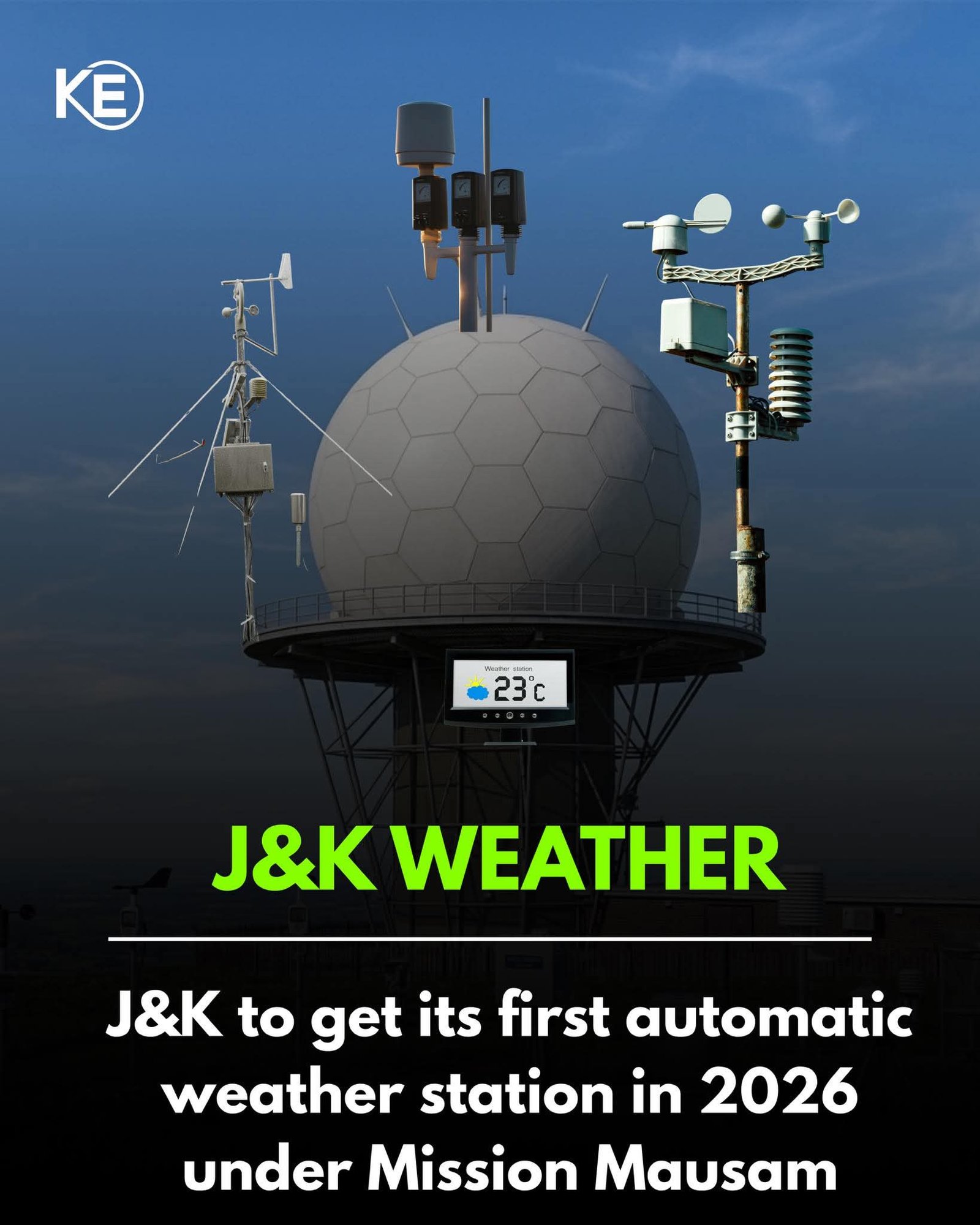 J&K to get its first automatic weather station in 2026 under Mission ...